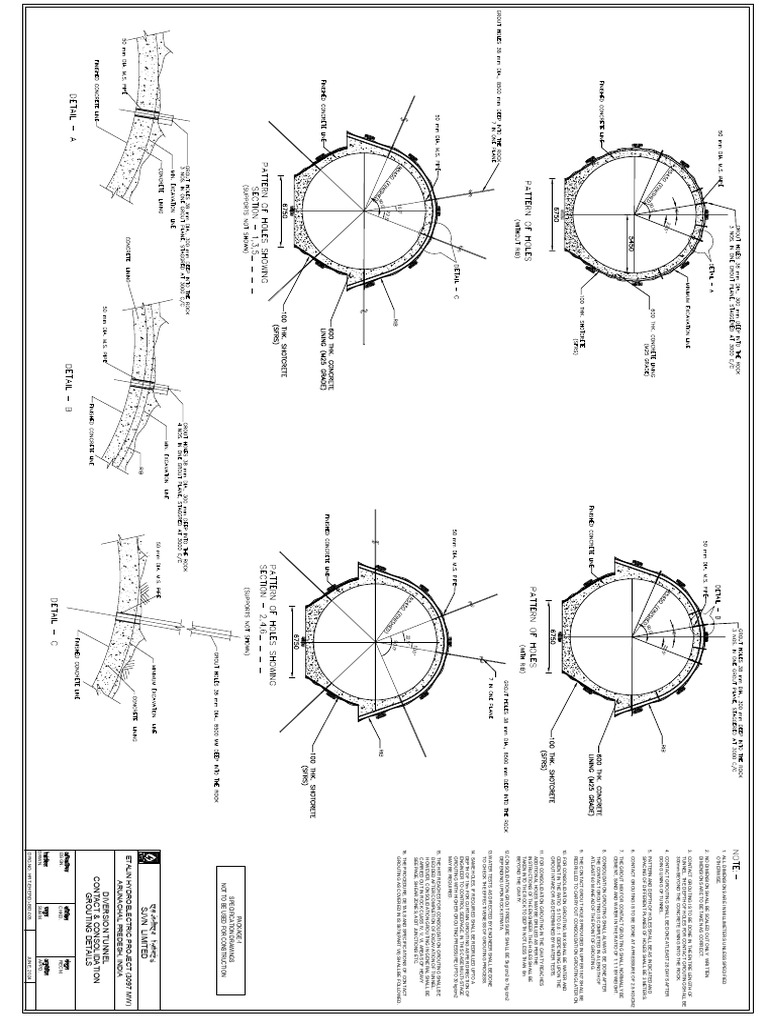 Tunnel Grouting Specifications | PDF | Soil Mechanics | Civil Engineering