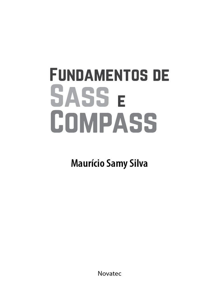 Fundamentos de Sass e Compass | PDF | Interfaces gráficas do usuário | Ruby (linguagem de ...