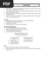 MCQ Time Series With Correct Answers | PDF | Seasonality | Time Series