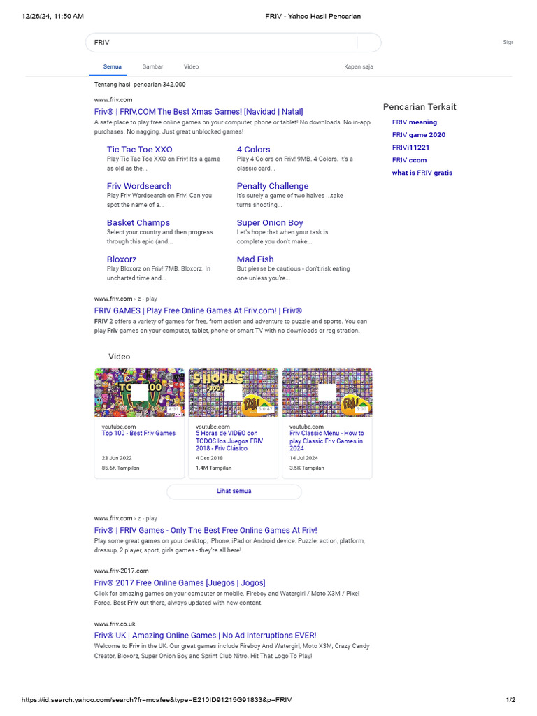 FRIV - Yahoo Hasil Pencarian | PDF | Smartphone | Personal Computing