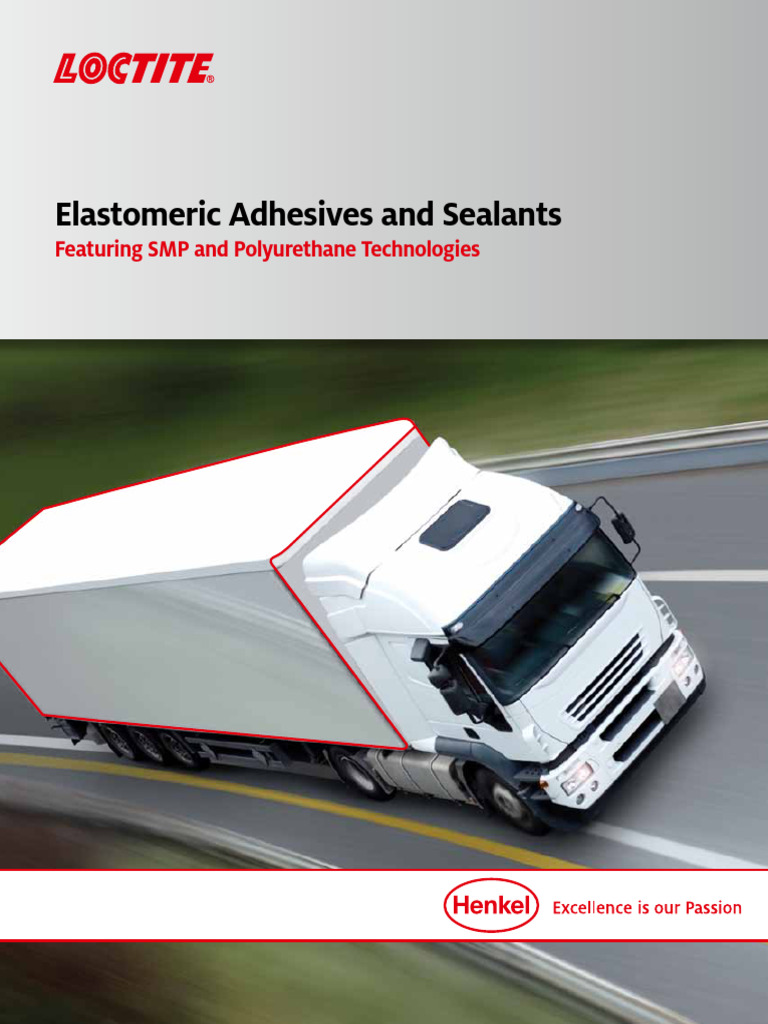 Loctite Elastomeric Ahesives and Sealants | PDF | Adhesive | Polyurethane
