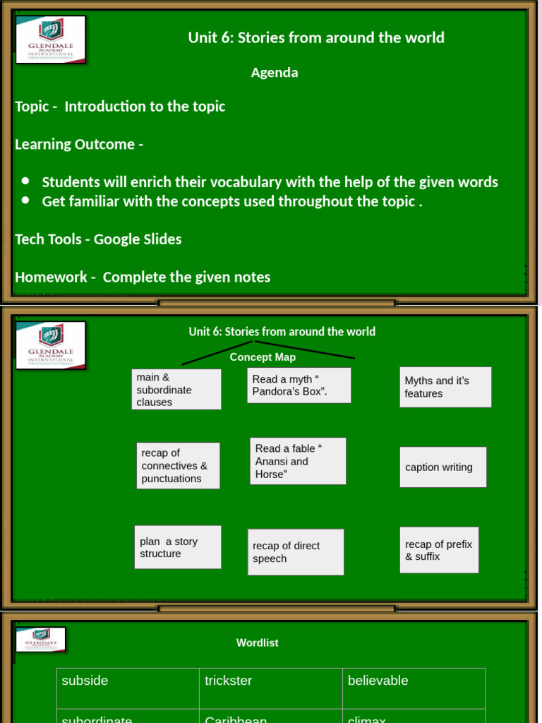 Unit 6 - Stories From Around The World | PDF | Fable | Anansi