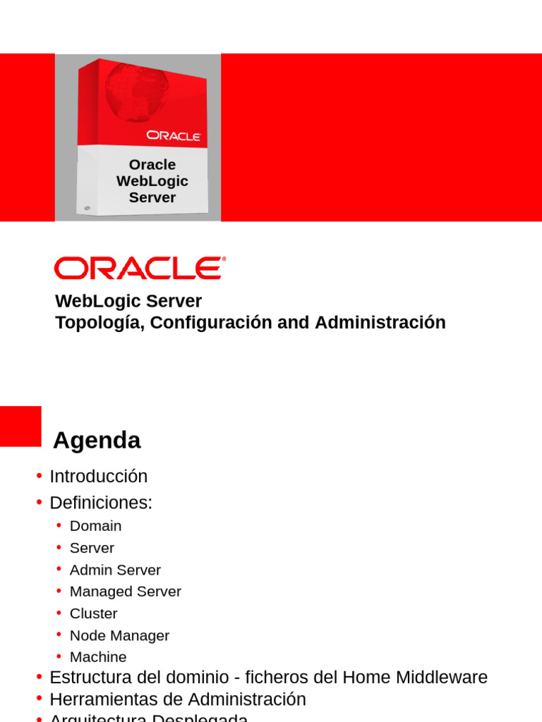 Guía de Administración de WebLogic Server | PDF | Servidor (Computación) | Grupo de computadoras