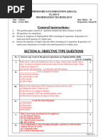 Information Technology Question Paper | PDF | Databases | Computing