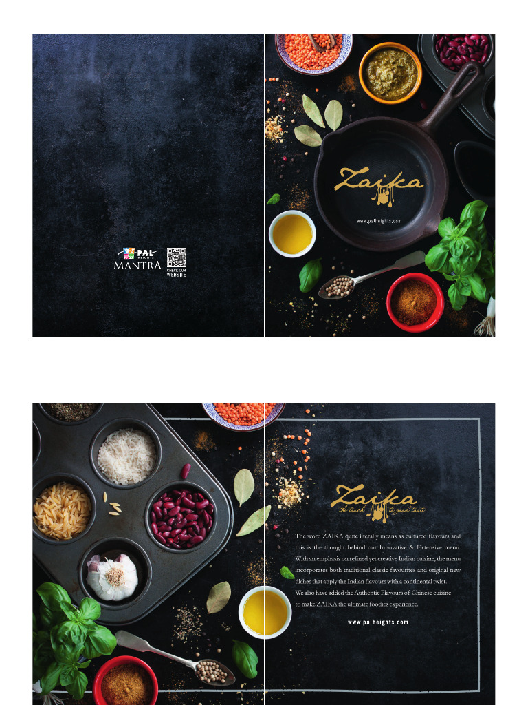 Zaika Menu 2024 1 | PDF