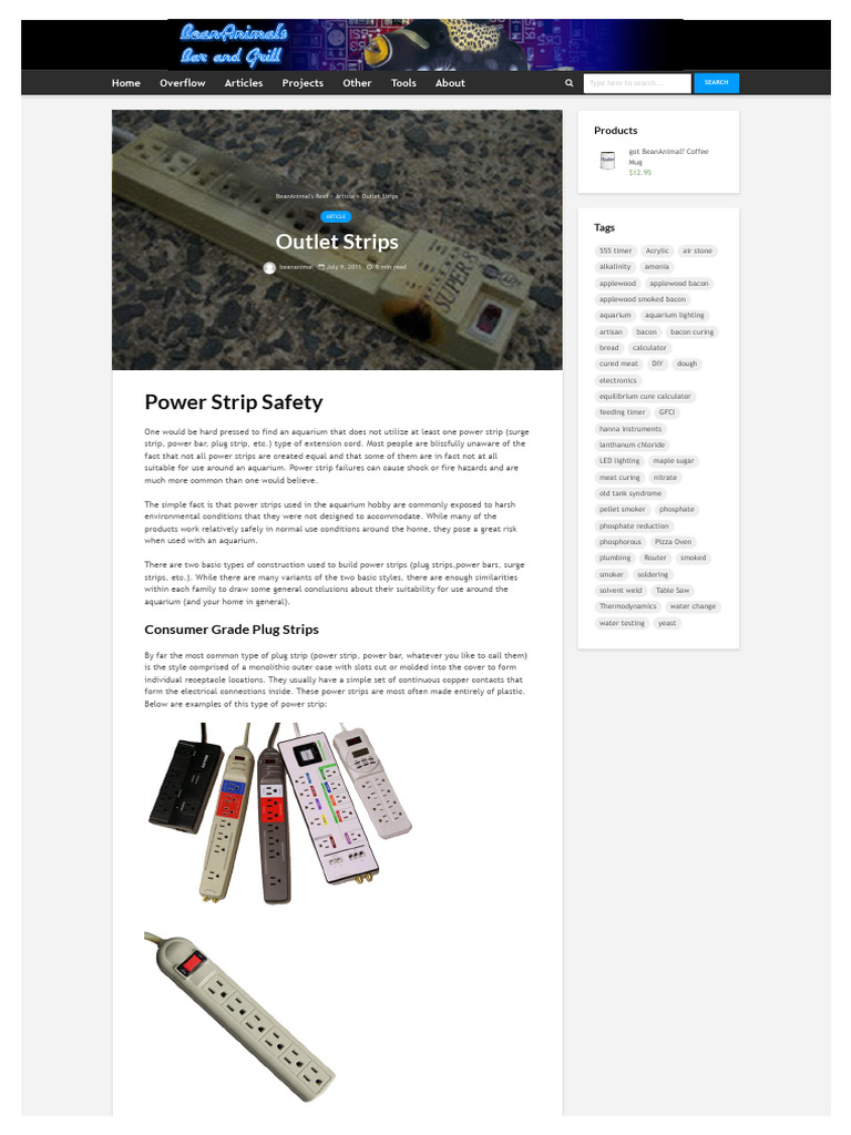 Power Strip Safety | PDF | Electric Power | Electricity