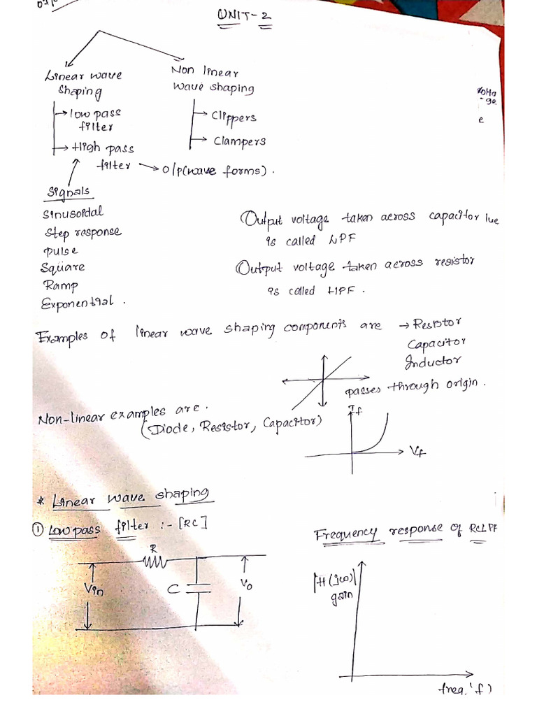 EC Second Chapter (Senior's Notes) | PDF