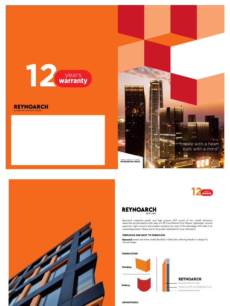 Reynoarch Acp HPL Combined | PDF | Materials | Building Materials
