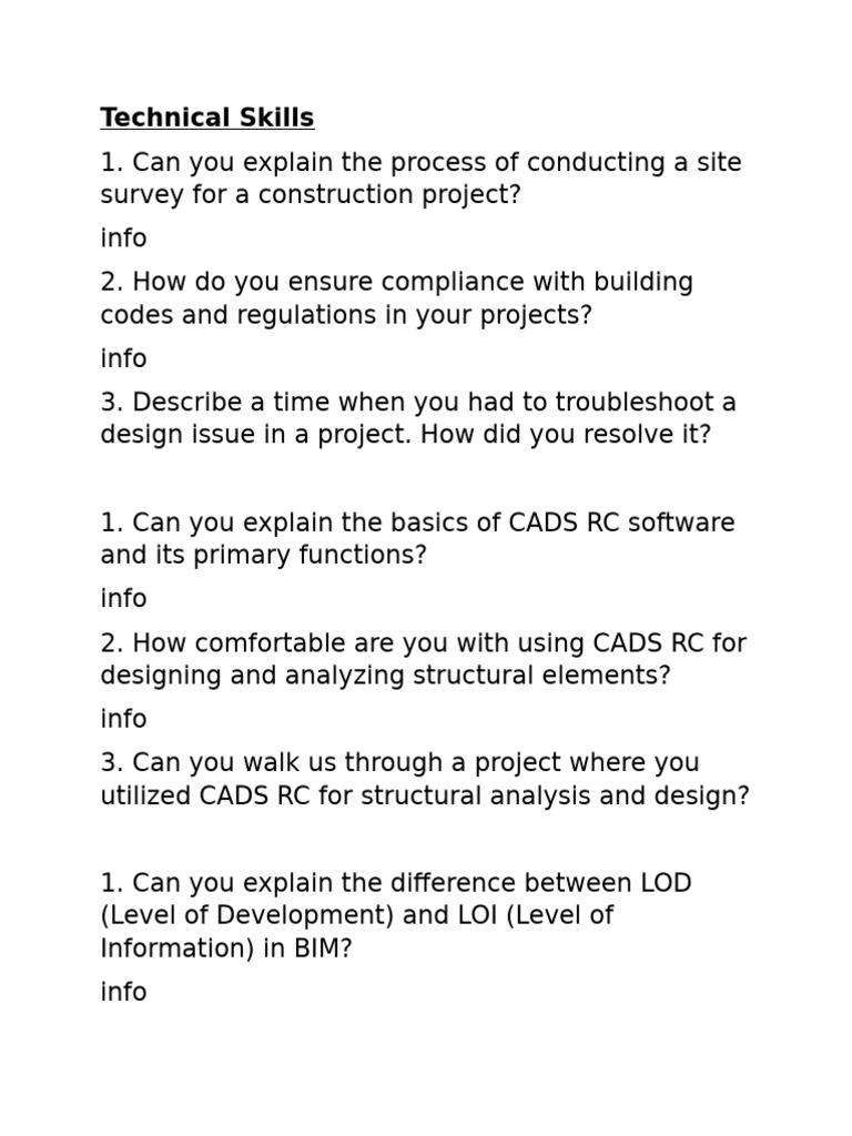 Civil Engineer Questions | PDF