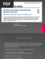 Final Upper Endoscopy Report Form | PDF | Stomach | Endoscopy