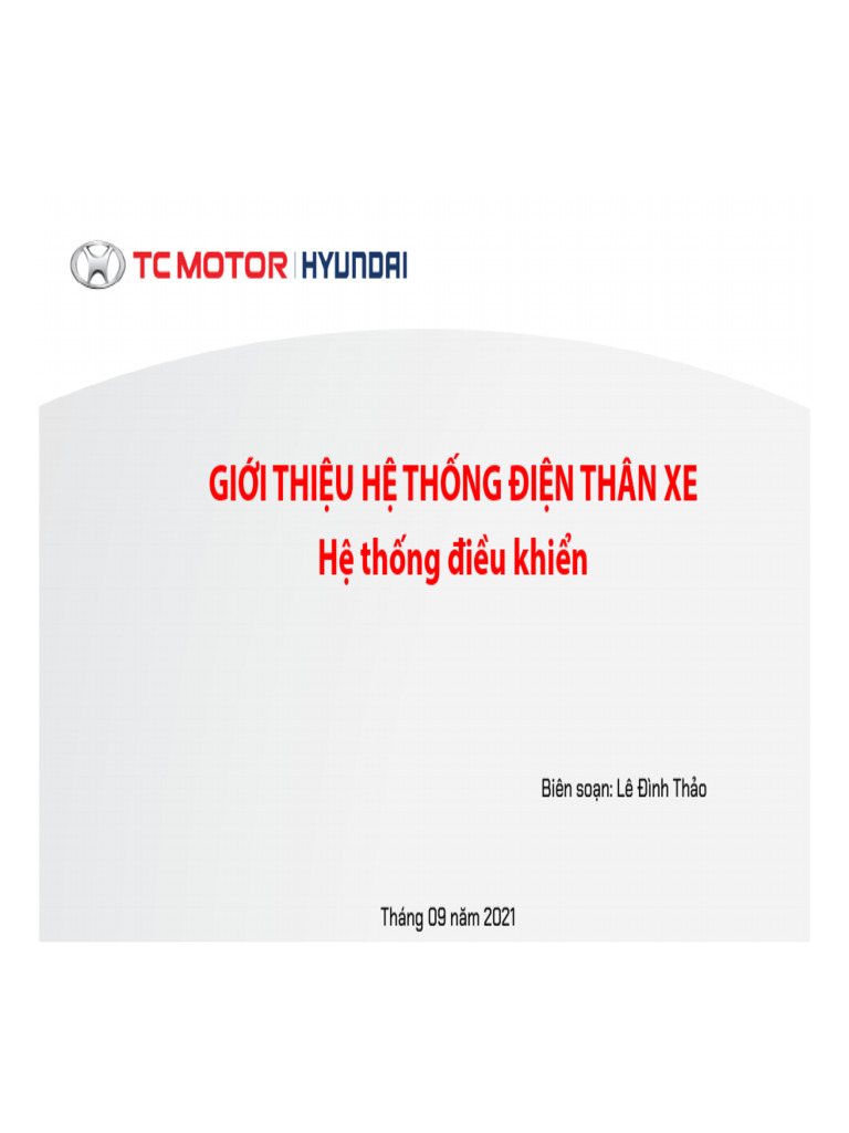Gioi thieu he thong dien than xe Hyundai Kia V.02 | PDF
