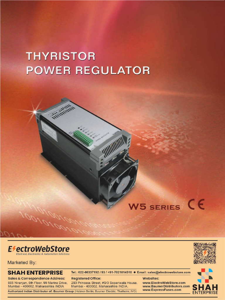 W5 Series Power Regulator Overview | PDF | Fuse (Electrical) | Switch
