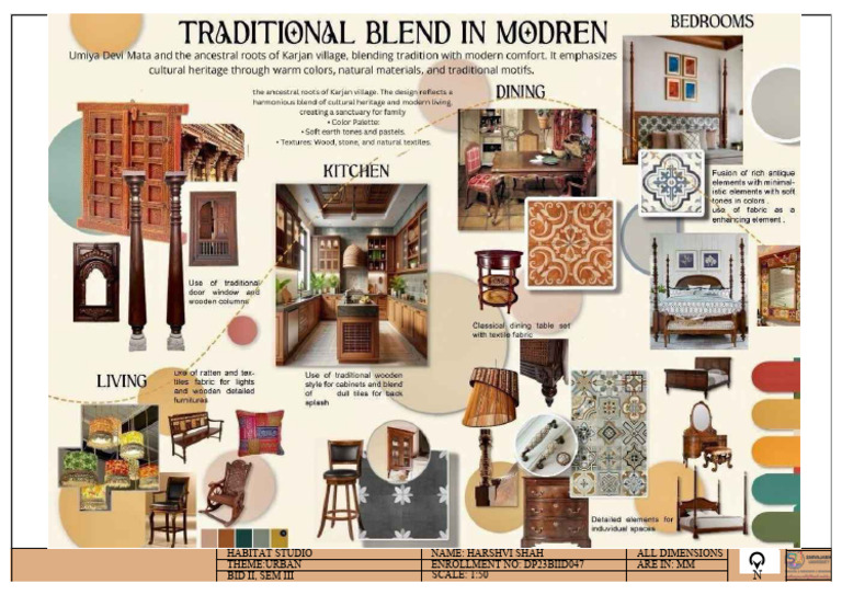 Mood Board Traditional X Contemprary | PDF