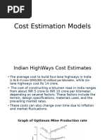 Mining Cost Analysis and Estimation | PDF | Statistics | Mining