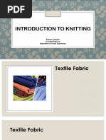 Overview of Knitting Techniques | PDF | Knitting | Textiles