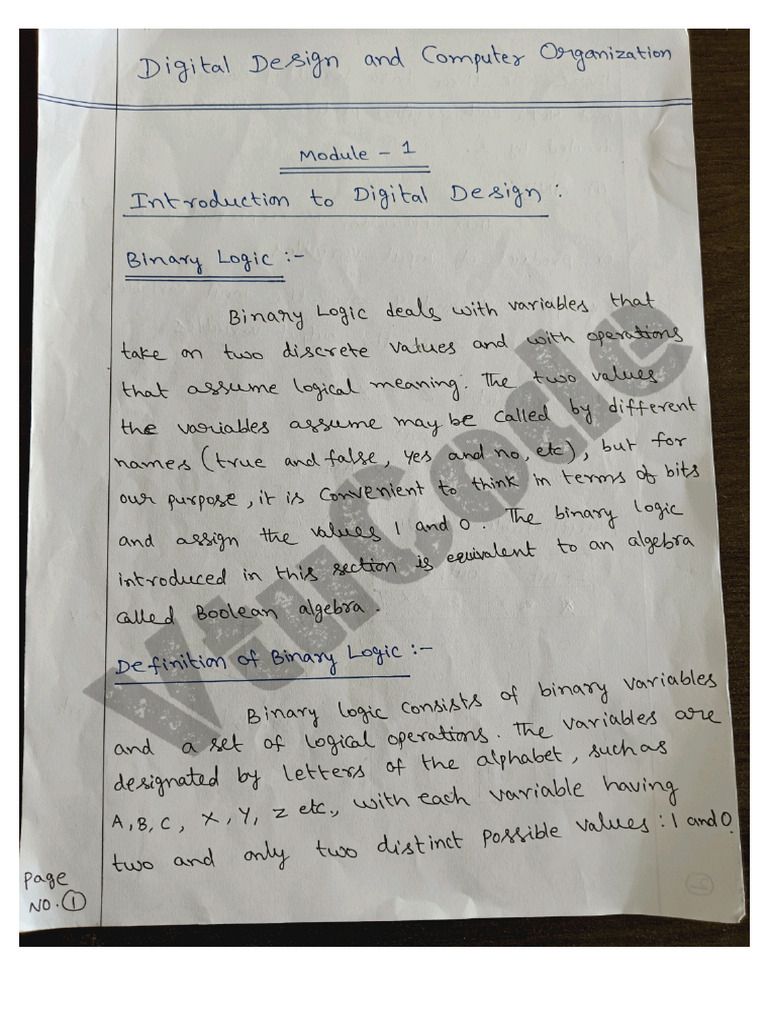 MODULE 1 Written | PDF