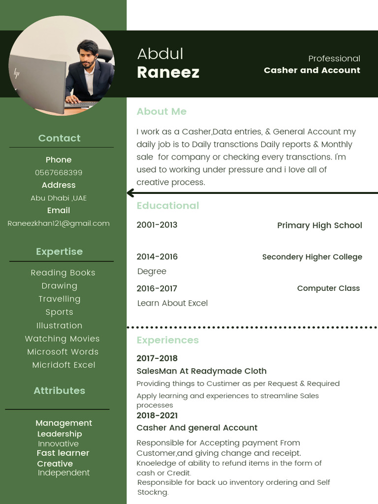 Raneez Cv | PDF | Computing