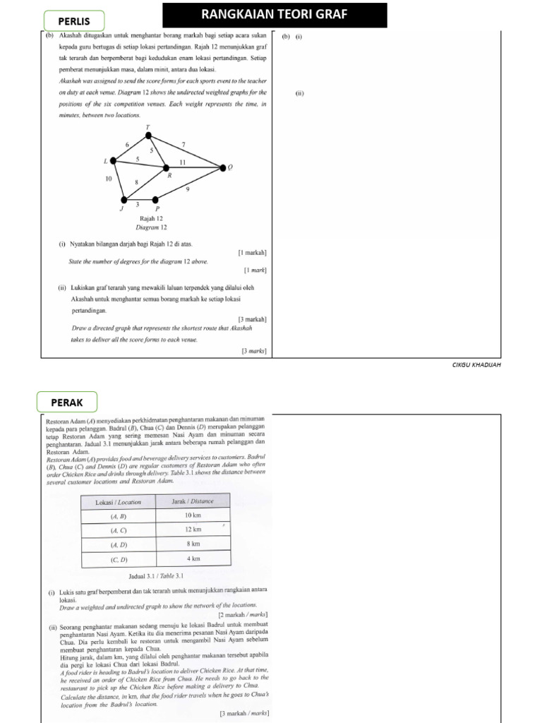 f4 Bab 5 Rangkaian Dalam Teori Graf | PDF