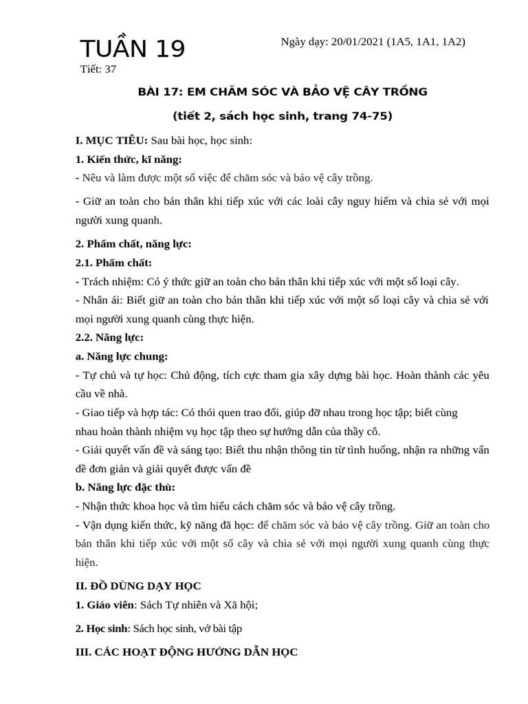 TNXH 1 (T19-22) C A Cô Loan | PDF