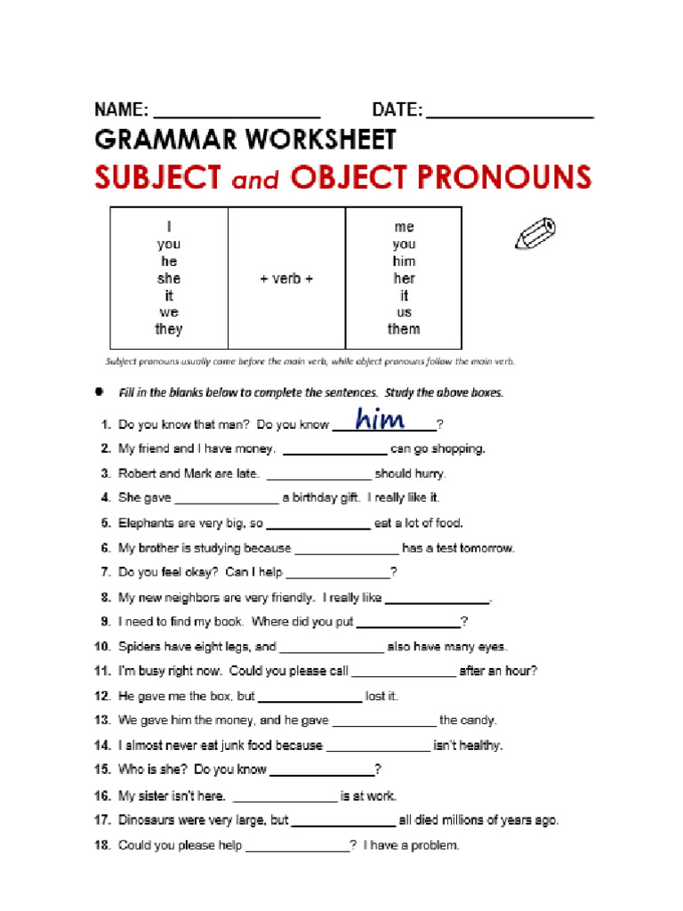 Grammar Practice 1 | PDF