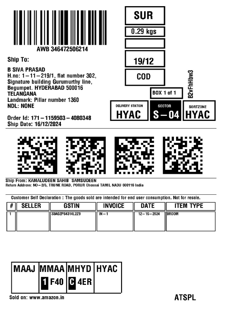 taj traders 2st order | PDF | Invoice | Value Added Tax