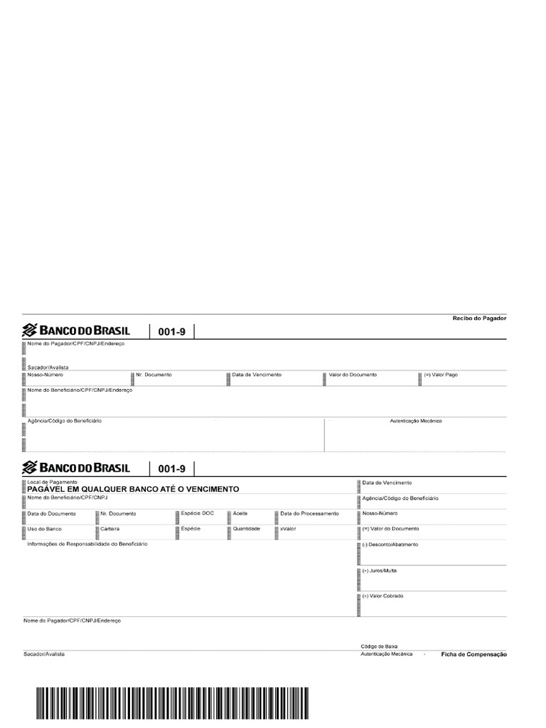 Boleto Bancário: Instruções de Pagamento | PDF
