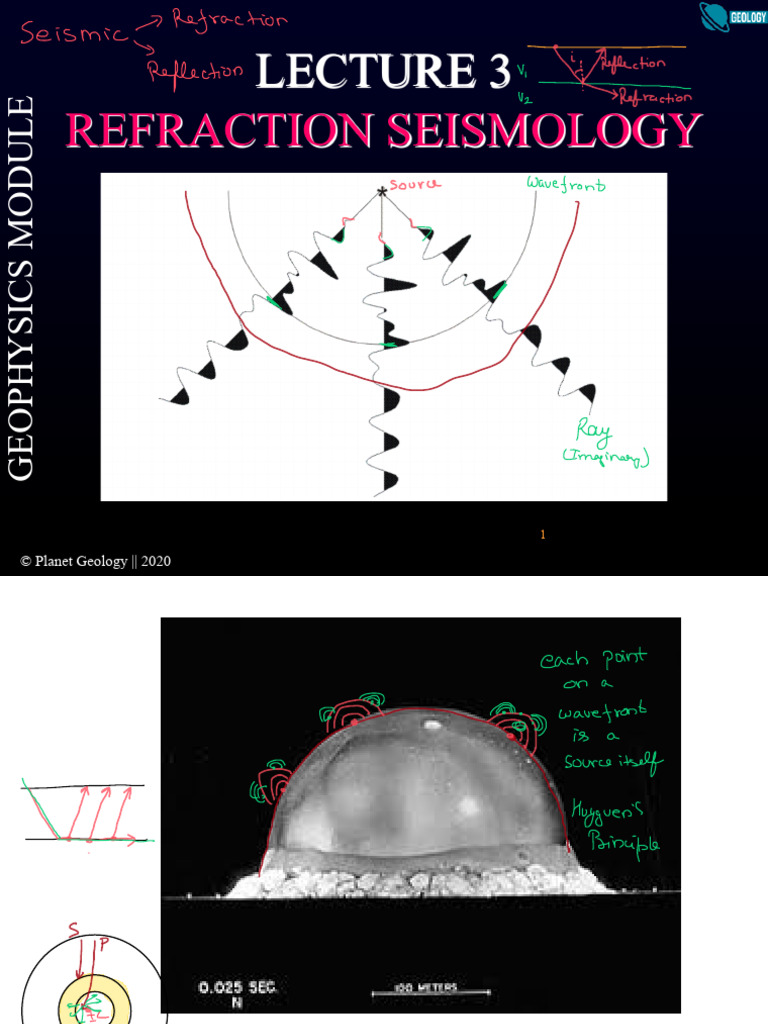 S3 Refraction Seismology F | PDF | Waves | Seismology