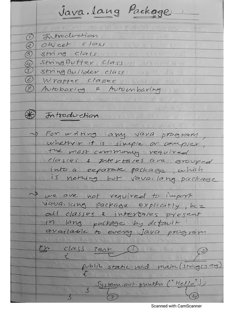 Chap08 - Lang Package | PDF