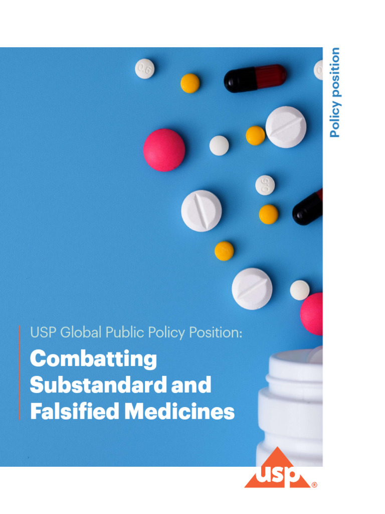 Combatting Substandard Medicines Policy | PDF | Medicine | Health Care