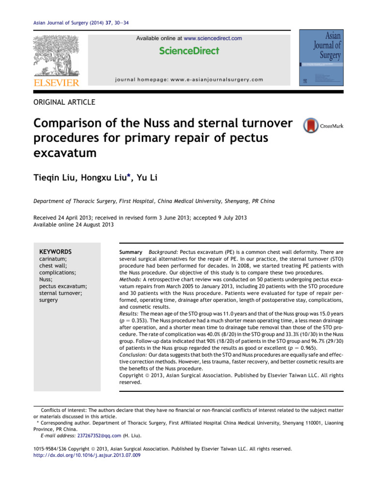 Comparison of The Nuss and Sternal Turnover Procedures F 2014 Asian ...