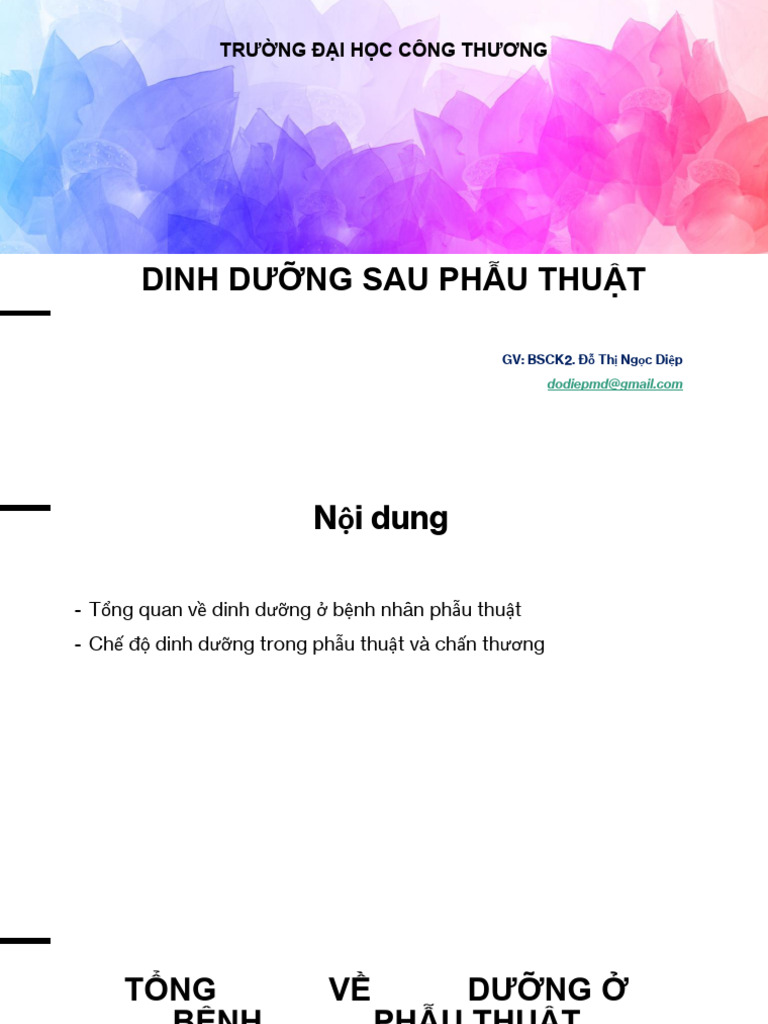 Bs Diep - DD Phau Thuat | PDF