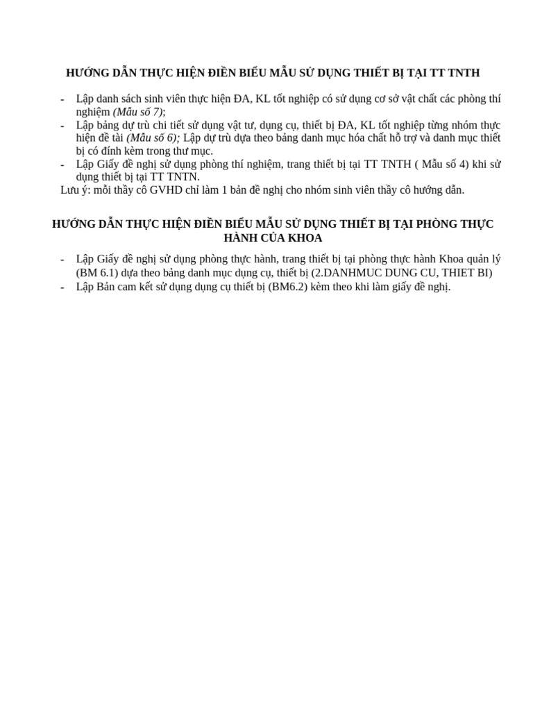 Huong Dan Thuc Hien Dien Bieu Mau | PDF