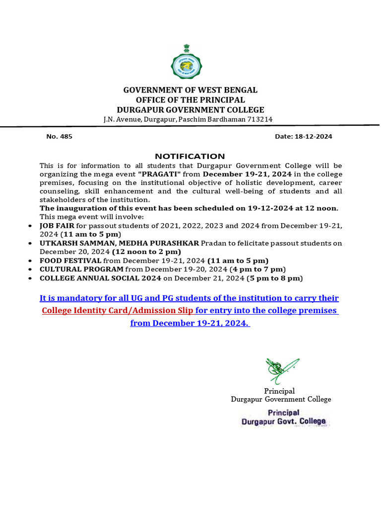 Notice 485-1 | PDF
