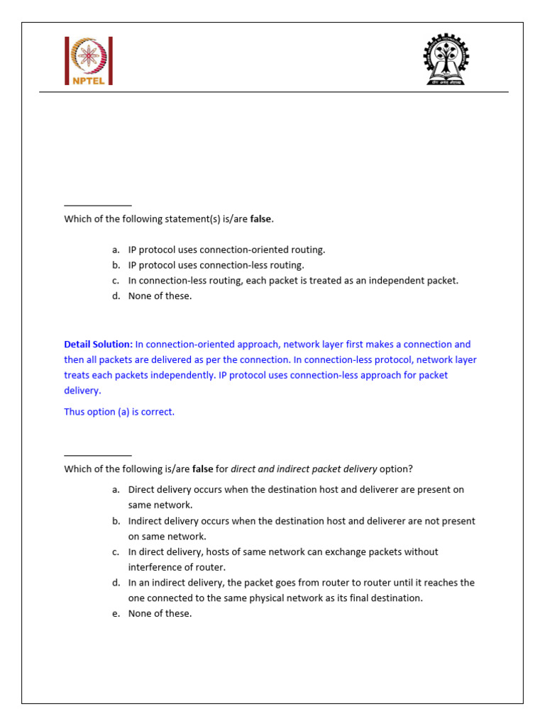 Assignment ETH 3 - SOL 2024 | PDF | Ip Address | I Pv6