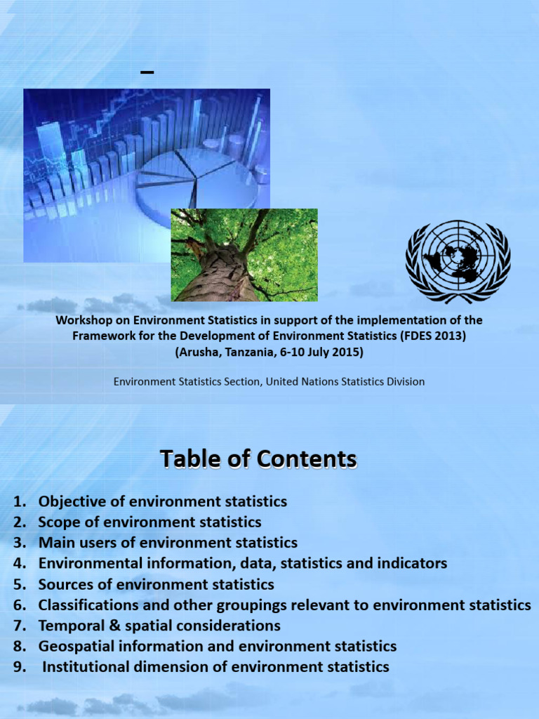 Session 3a_UNSD Chapter 1 Overview of environment statistics ...