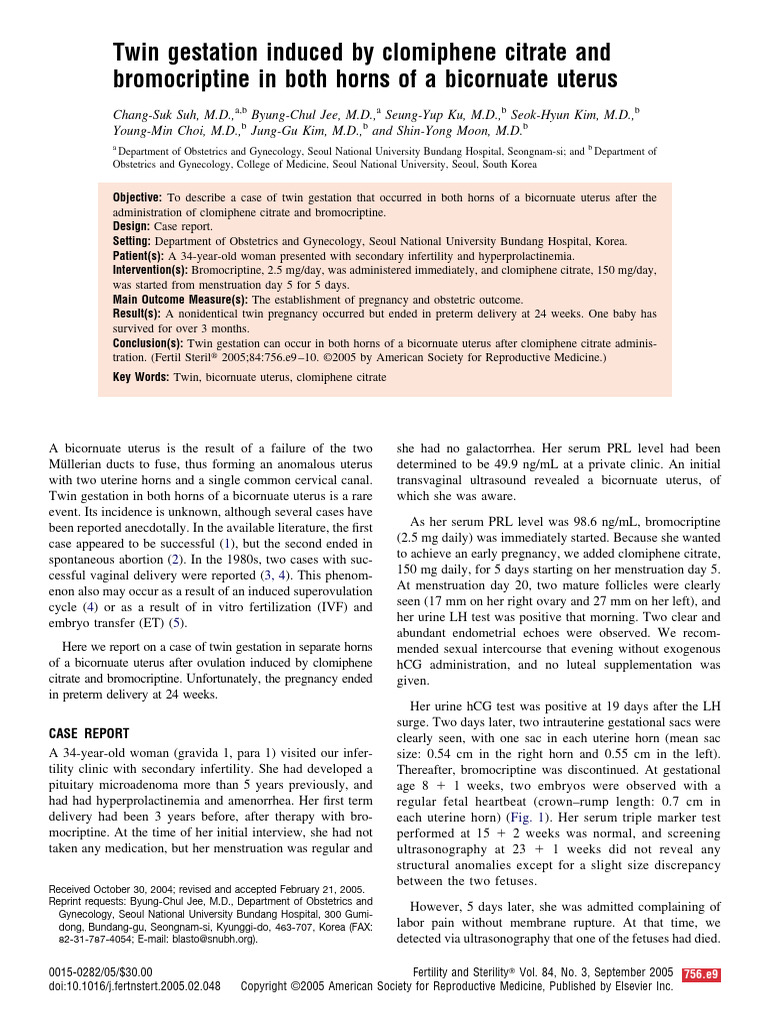 PIIS0015028205010988 | PDF | Pregnancy | Childbirth