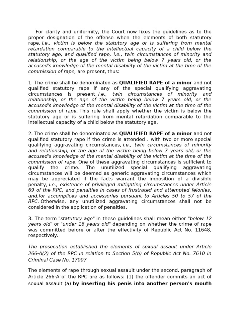 Case 2 | PDF | Assault | Sexual Assault