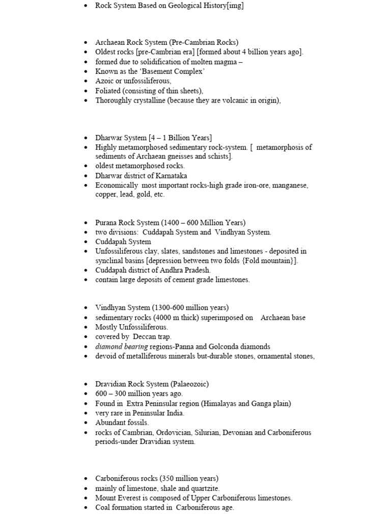 Rock system | PDF | Rock (Geology) | Himalayas