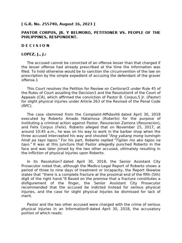 Cases For Midterms | PDF | Statute Of Limitations | Crimes