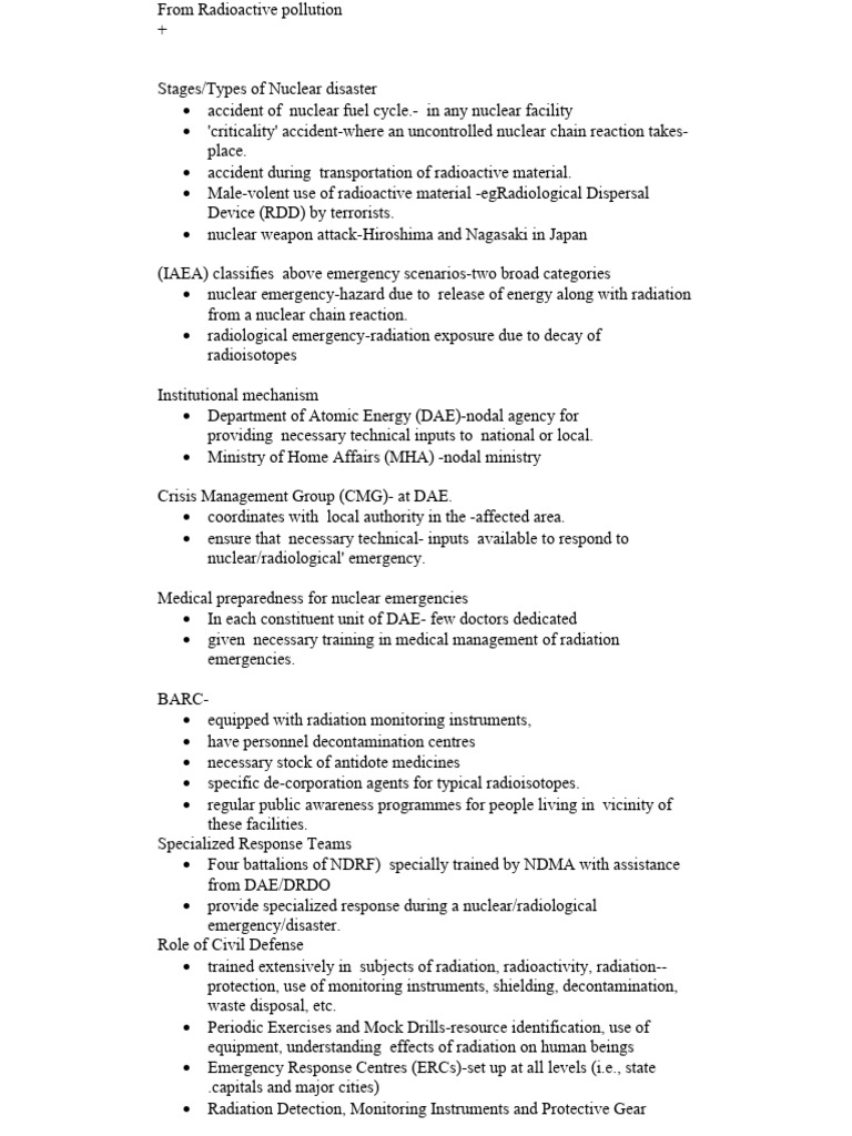 Nuclear disasters | PDF | Radiation | Nuclear And Radiation Accidents And Incidents