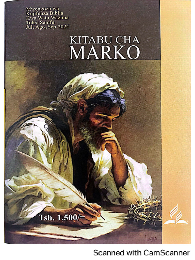 Absg 3q2024 Kitabu Cha Marko Toleo Sanifu | PDF
