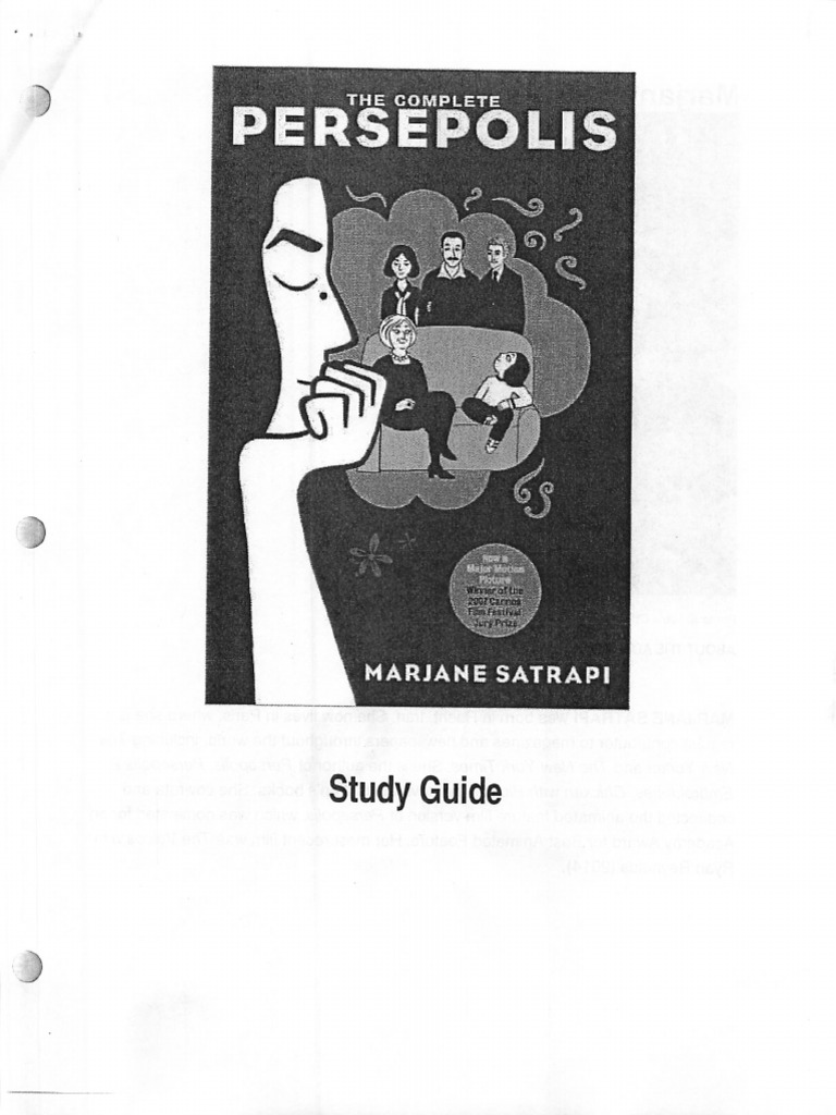 Persepolis Reading Guide - Holiday Assignment | PDF