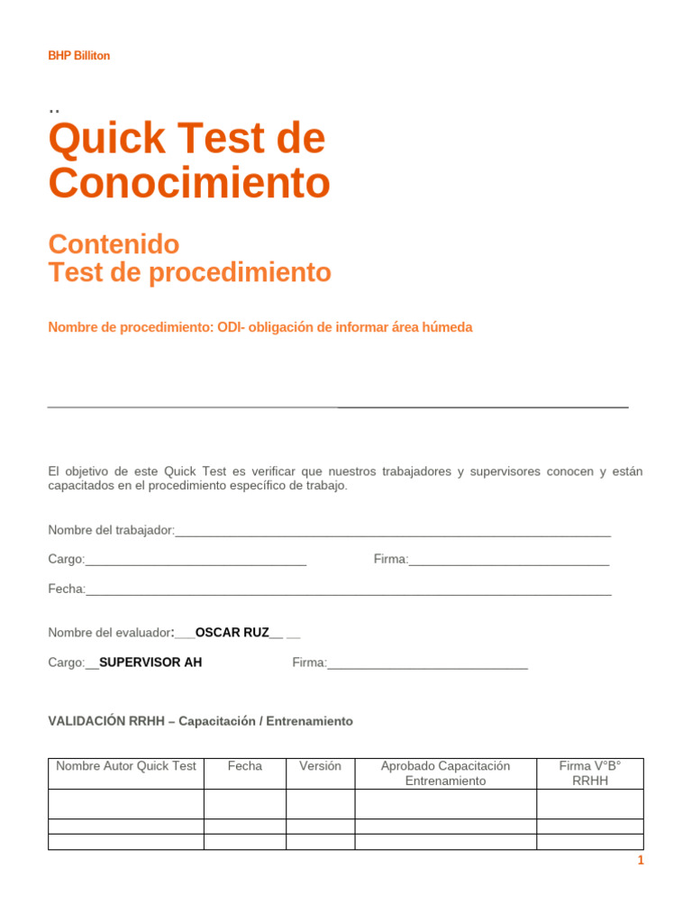 Test ODI SN | PDF