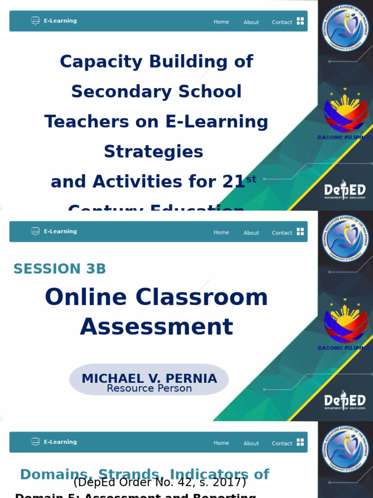 SD Session 3B - PERNIA-Online Classroom Assessment-FINAL | PDF ...