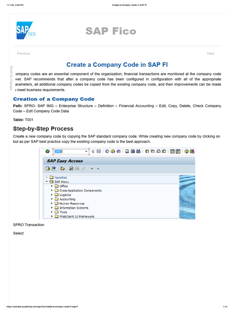 Company Code Creation | PDF | Databases | Information Technology Management