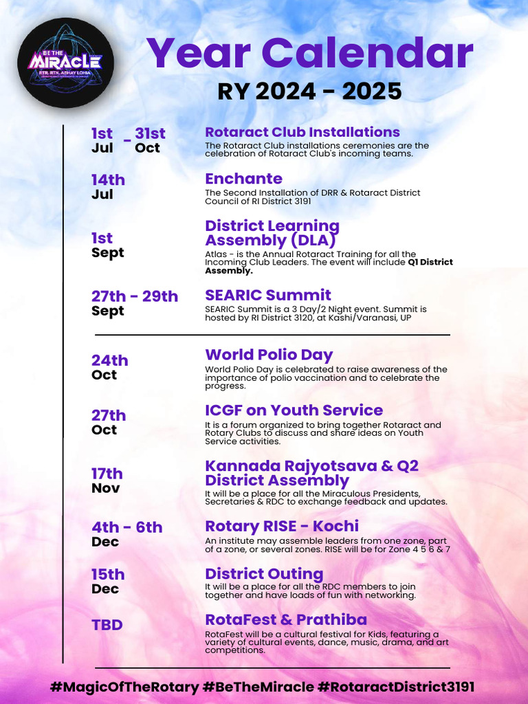Miraculous Year Calendar_RY2024-25 | PDF