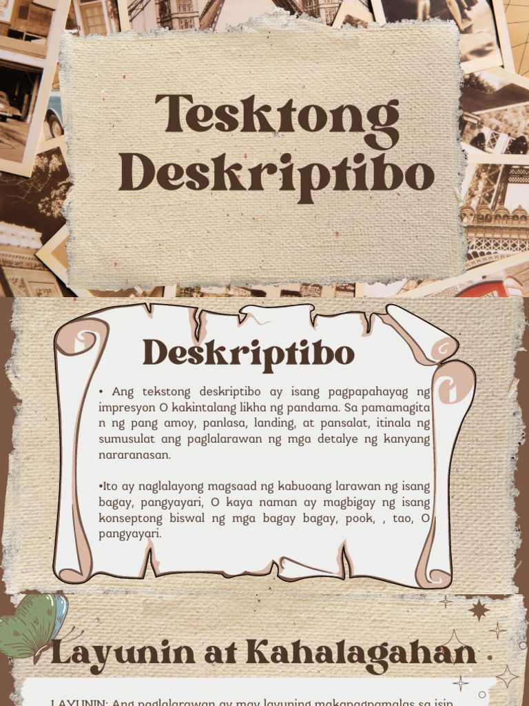 Tekstong Deskriptibo | PDF