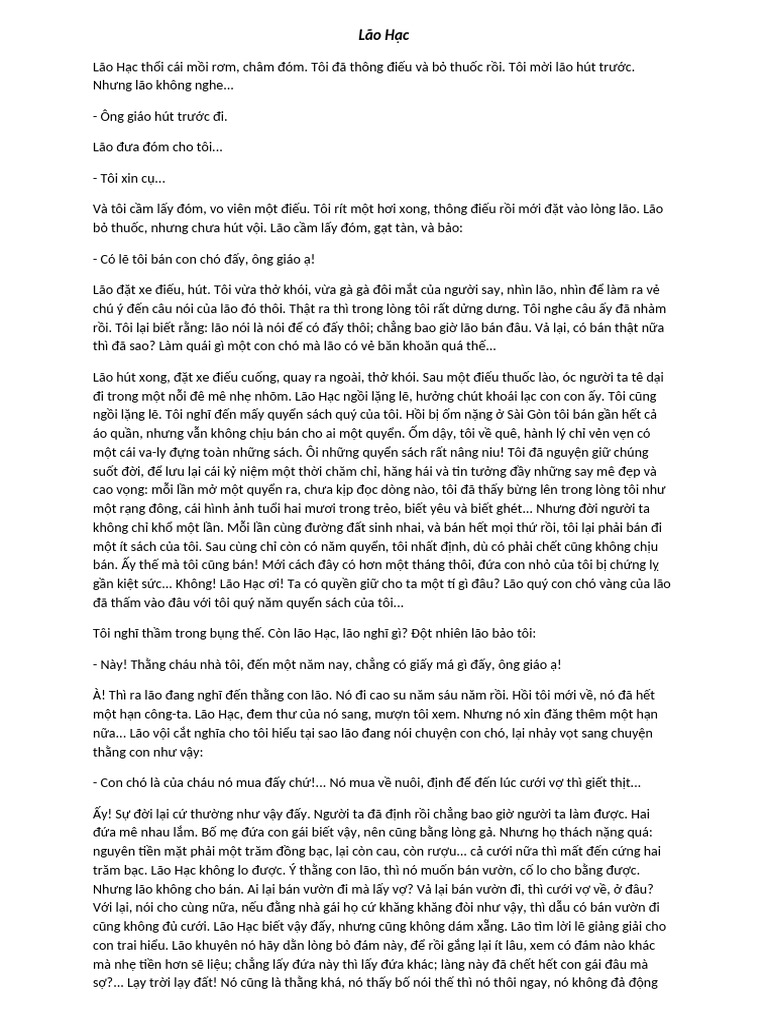 Lão H C | PDF