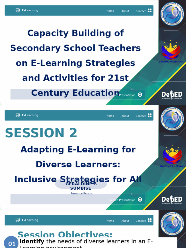SD Session 4 GERALDINE-Adapting E-Learning For Diverse Learners | PDF | Educational Technology ...