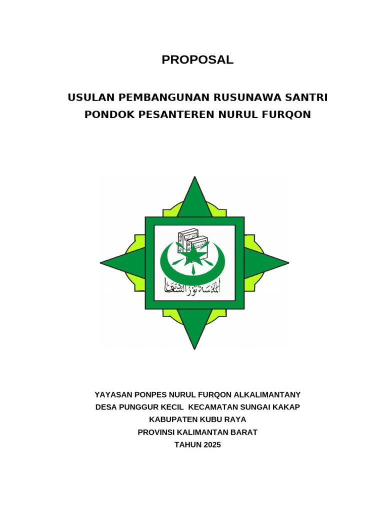 Proposal RUsunawa Contoh | PDF